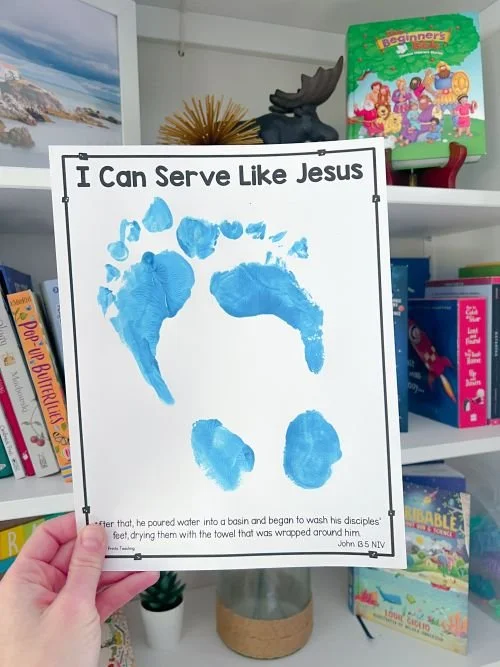 Jesus Washes His Disciples' Feet - Bible Lessons for Kids — Poet Prints ...