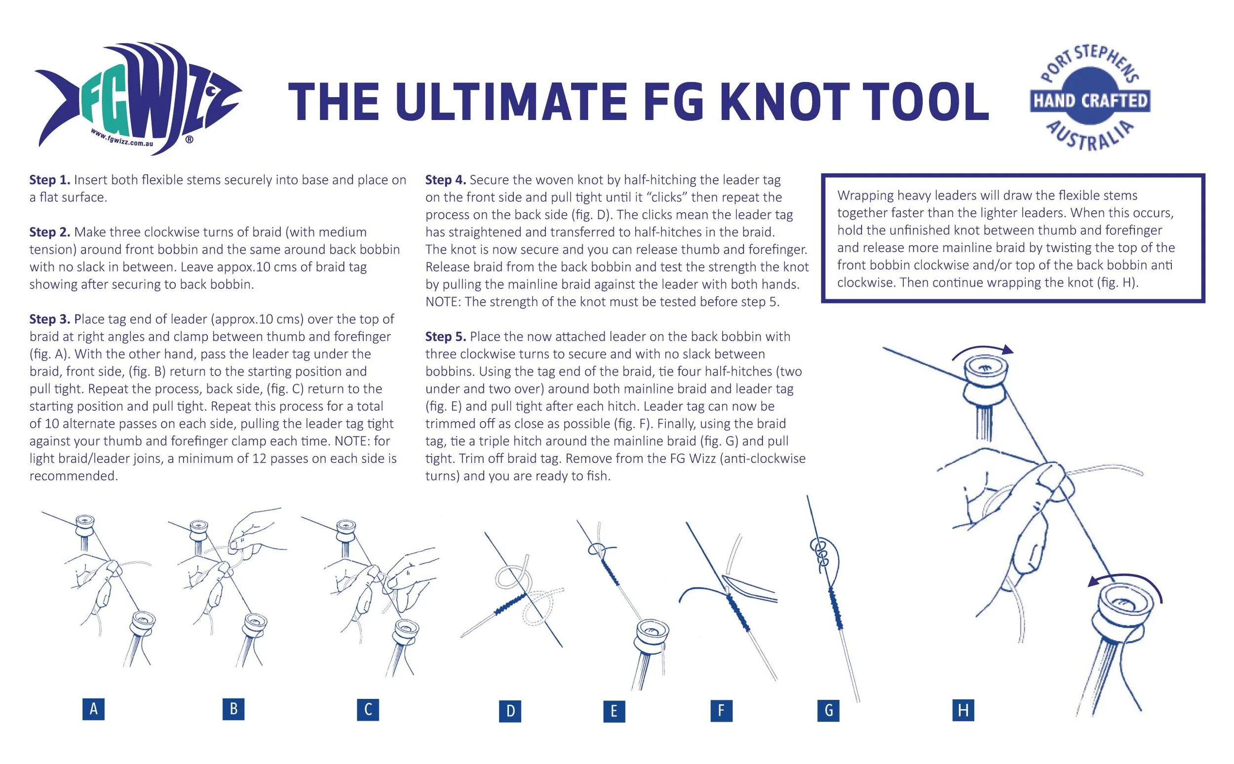 How-To Guide — FG Wizz – The easiest and surest way to tie the fg knot