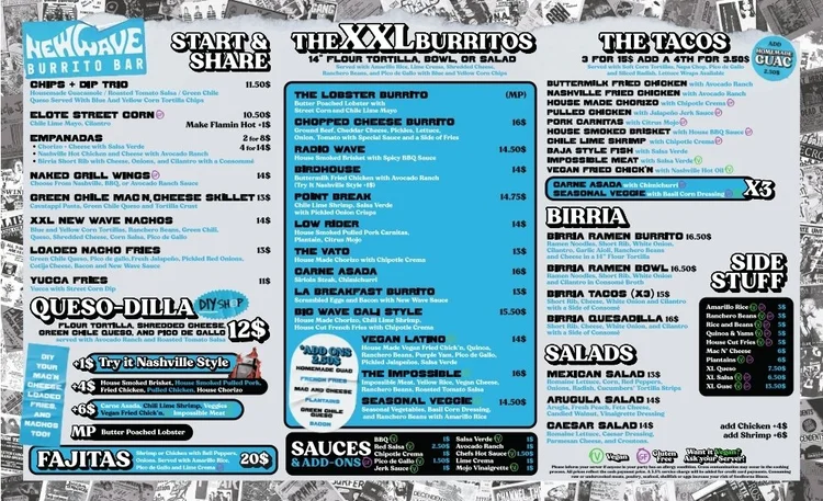 EAT — NewWave Burrito Bar
