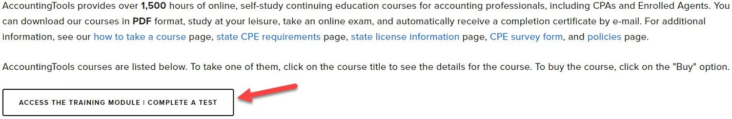 How to Take a Course — AccountingTools