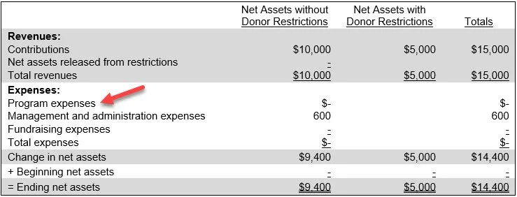 Program expenses definition — AccountingTools
