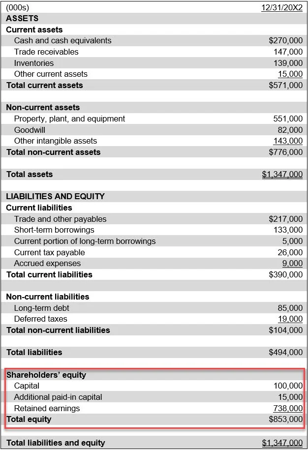 Shareholders' equity definition — AccountingTools