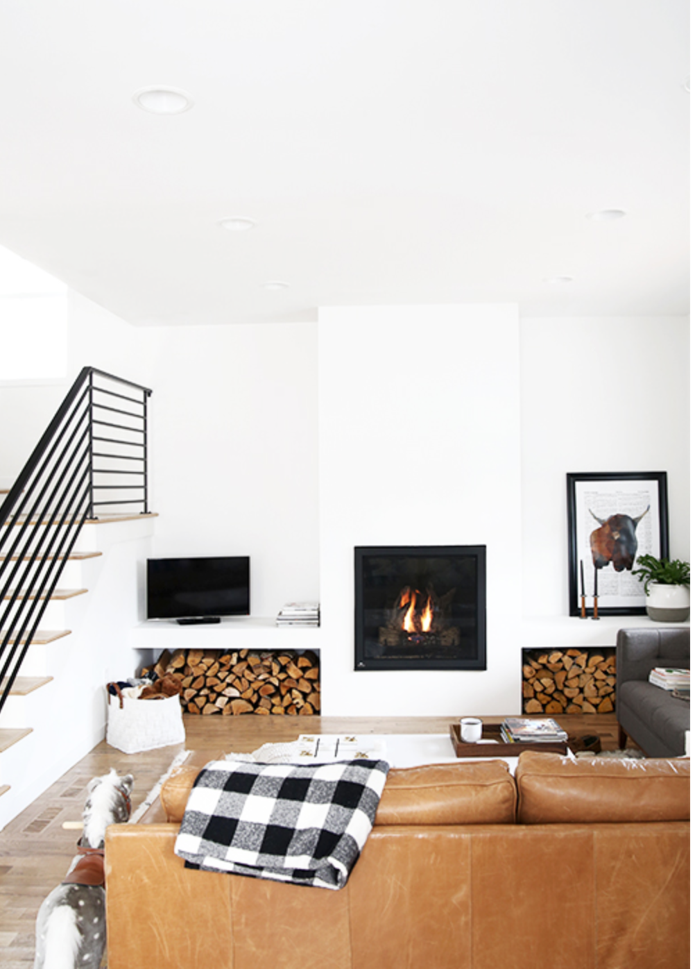 FIREPLACE DESIGN FOR A RUSTIC MODERN NEW-BUILD — TAMI FAULKNER DESIGN