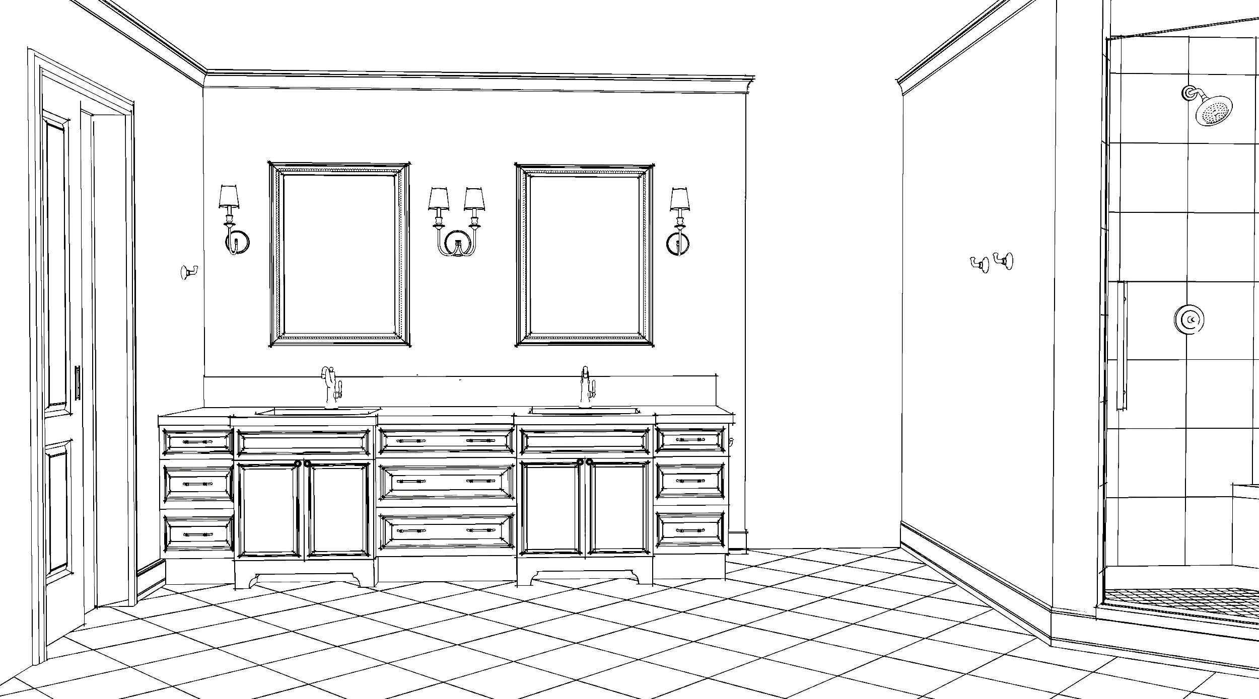 1980's FARMHOUSE REMODEL - MASTER BED & BATH — TAMI FAULKNER DESIGN