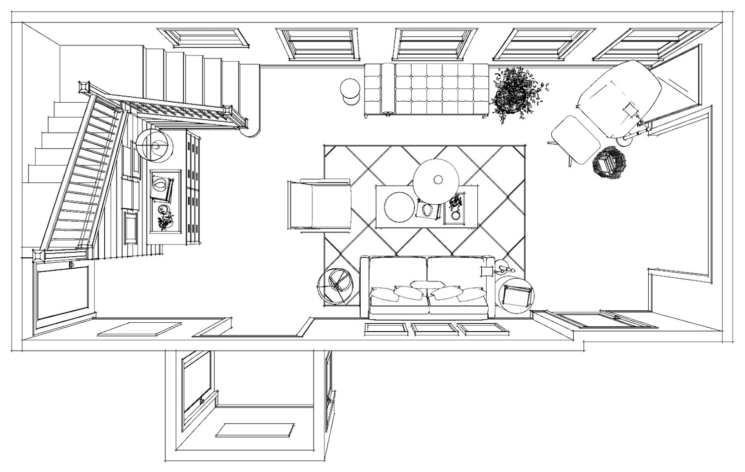 HOW TO DESIGN A PASS-THROUGH ROOM - PROJECT CIRCLE GREENS — TAMI ...