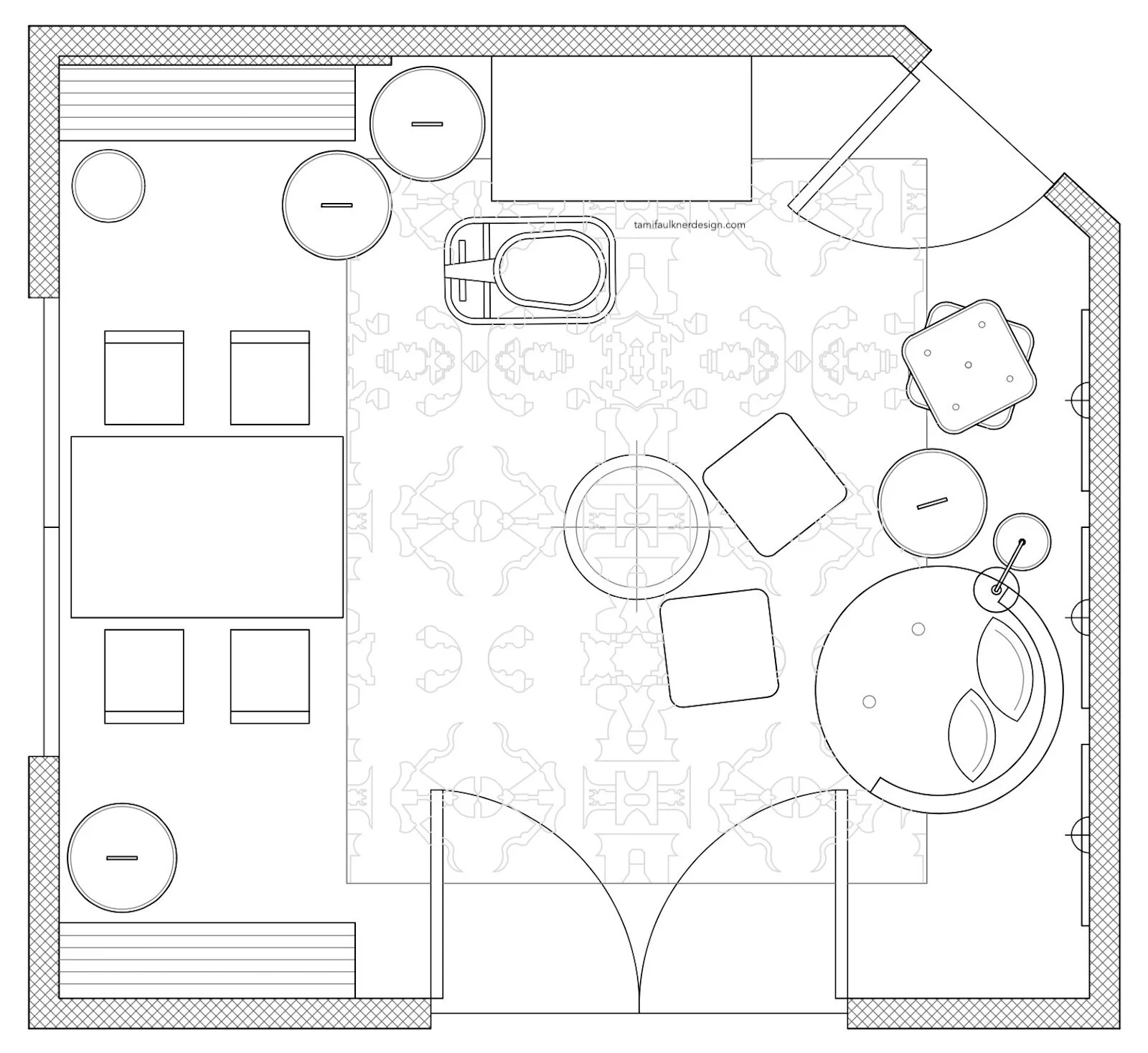 TURNING A DEN INTO A KIDS' PLAYROOM — TAMI FAULKNER DESIGN