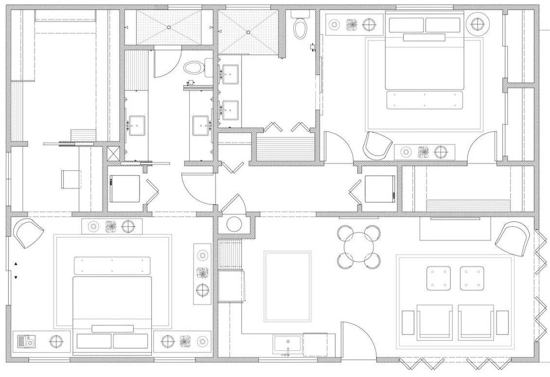 GUEST HOUSE REMODEL AND DESIGN PLANS — TAMI FAULKNER DESIGN