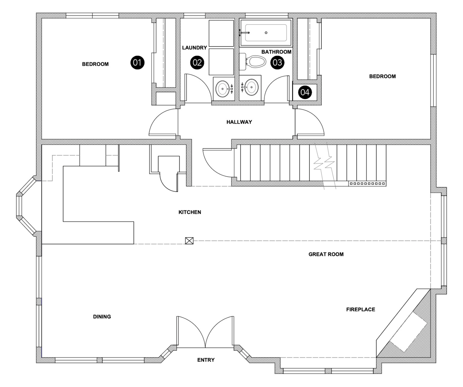 REMODEL PLANS FOR A 1980’S MOUNTAIN, LAKESIDE VACATION HOME — TAMI ...