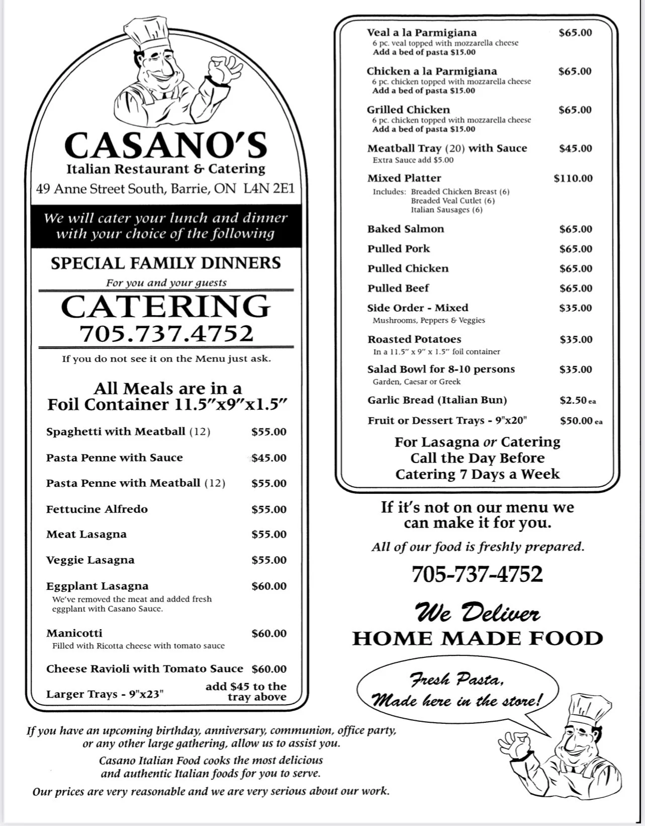 Casano's Italian Restaurant