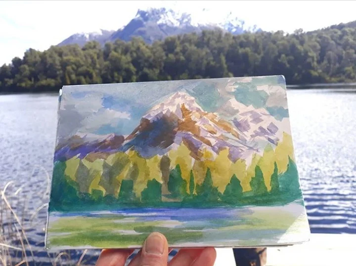 Painting & Sketching Patagonia — robbieallenartist