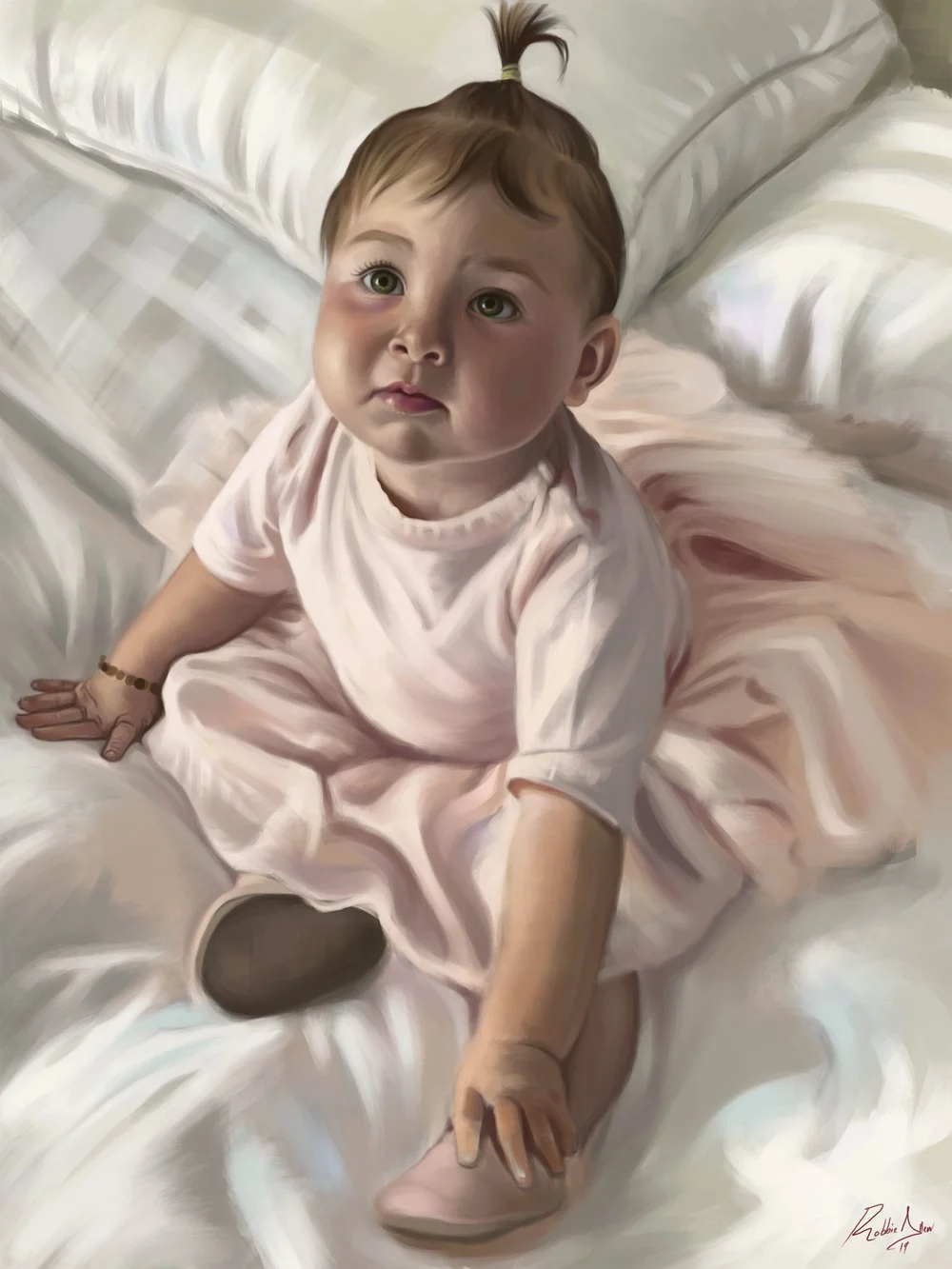 Digital Portrait Painting Process — robbieallenartist
