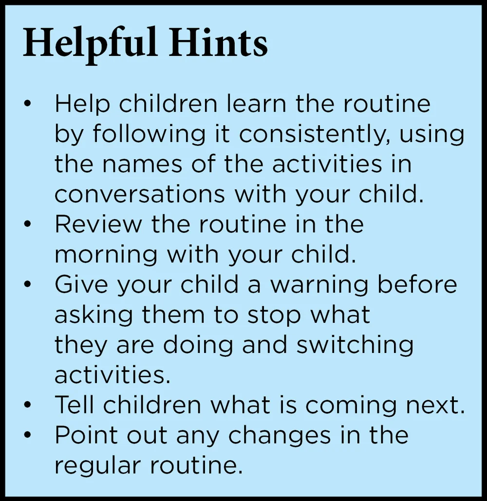 Daily routines for toddlers lead to a smoother day — Oakland Family ...