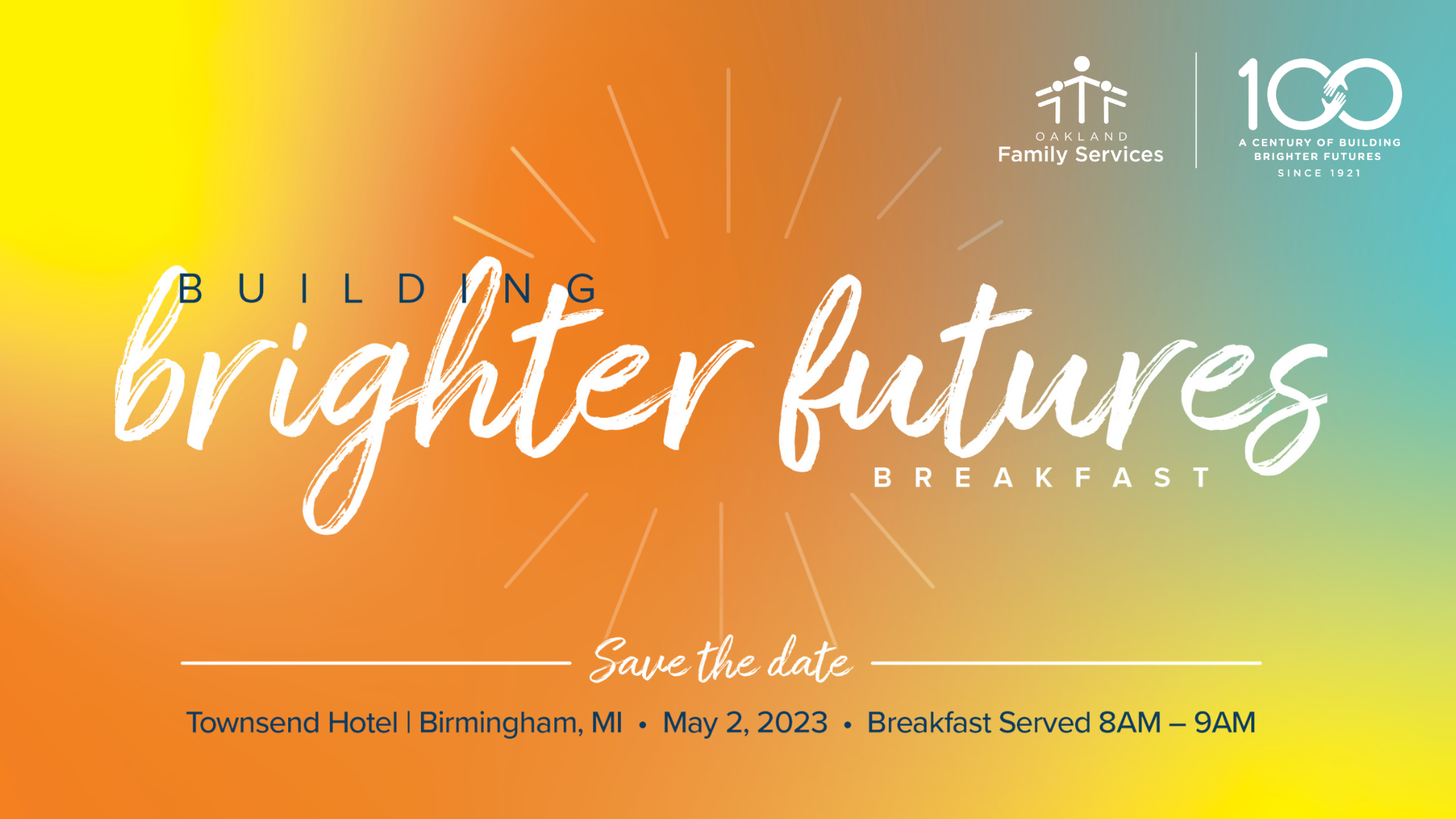 Building Brighter Futures Breakfast is back in-person — Oakland Family ...