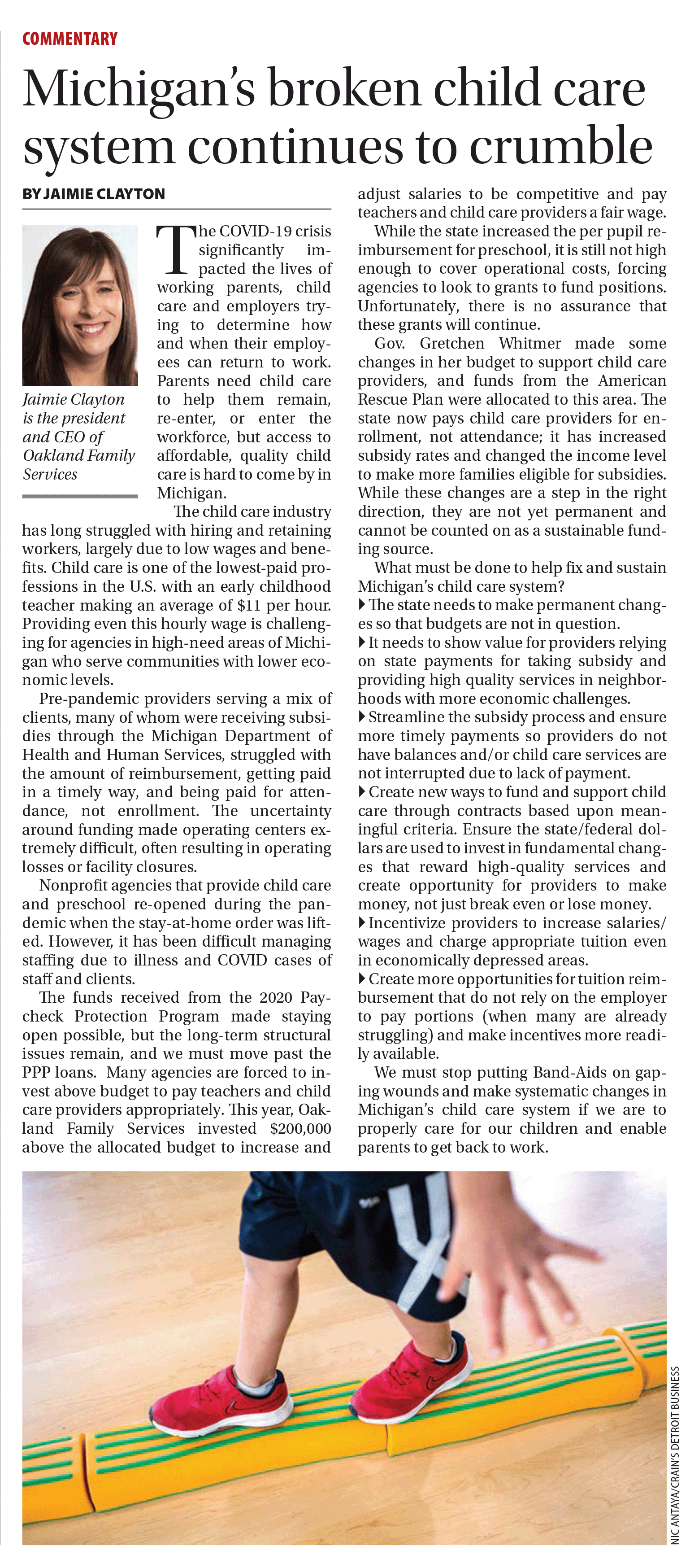 Michigan's broken child care system continues to crumble — Oakland ...