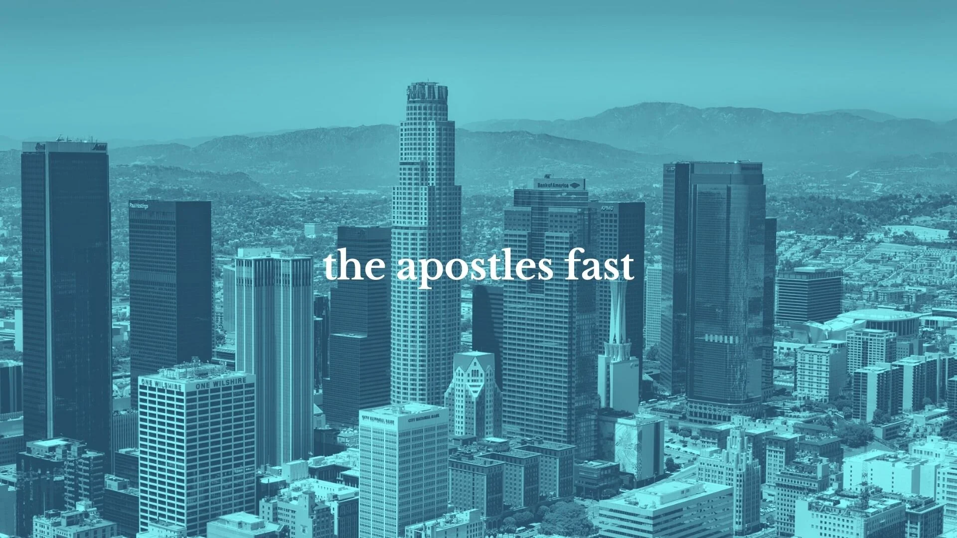 The Apostles Fast — Stone to Flesh