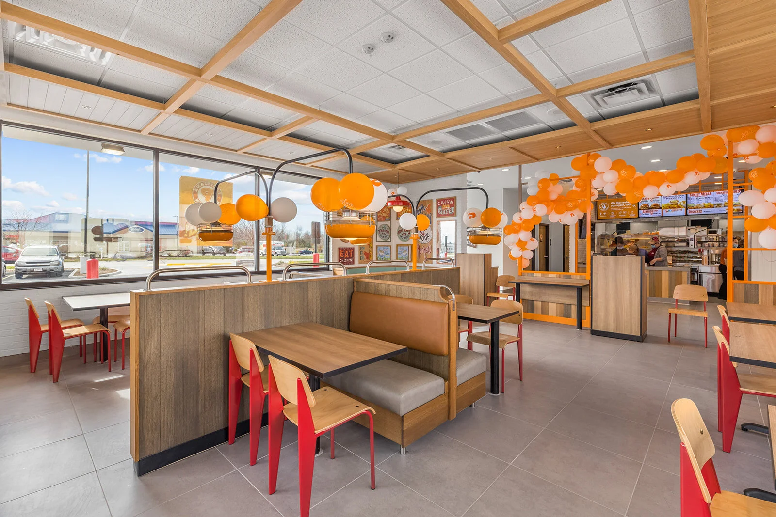 Popeyes Restaurant Interior