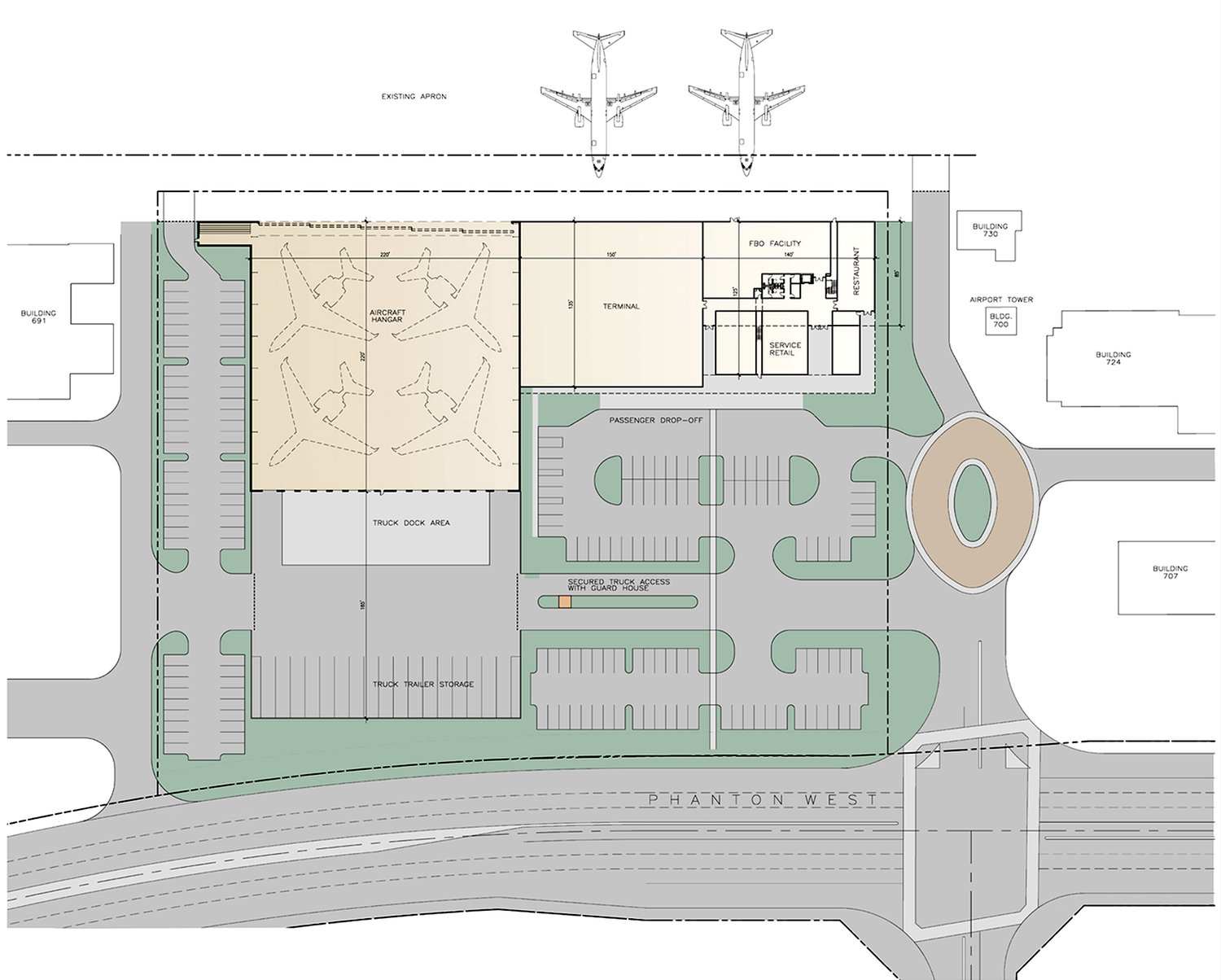 FBO Terminal Facility Conceptual Design — GAA Architects