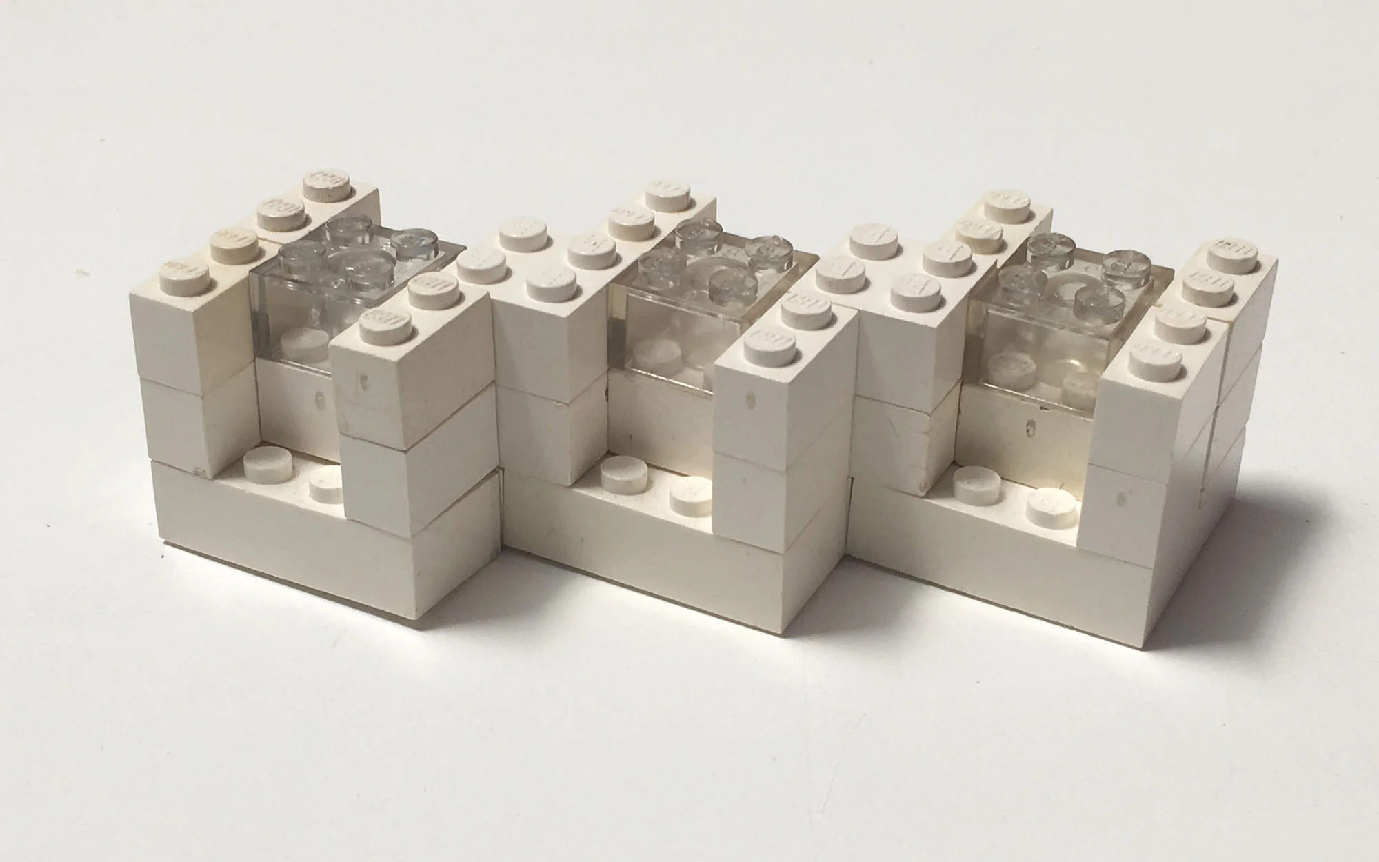 The White and Trans Apartments — Our Vintage Lego Collection