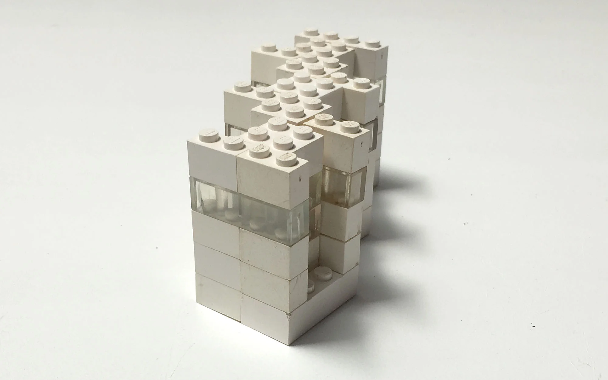 The White and Trans Apartments — Our Vintage Lego Collection
