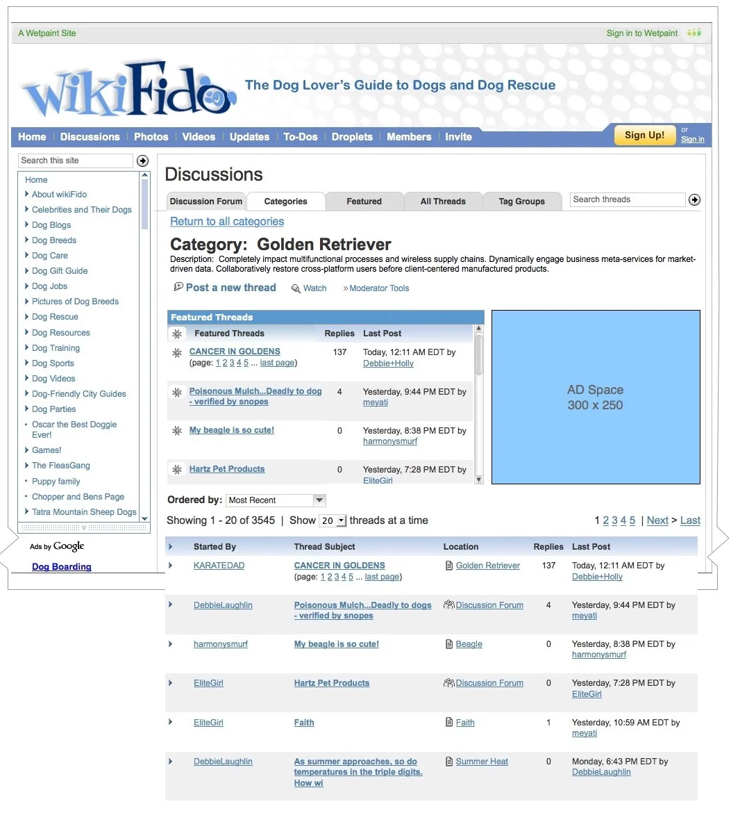 Wetpaint — Tracy A. Taggart