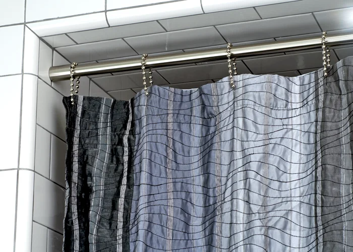 Shower Rods and Sockets custom made stainless steel or wrought iron ...