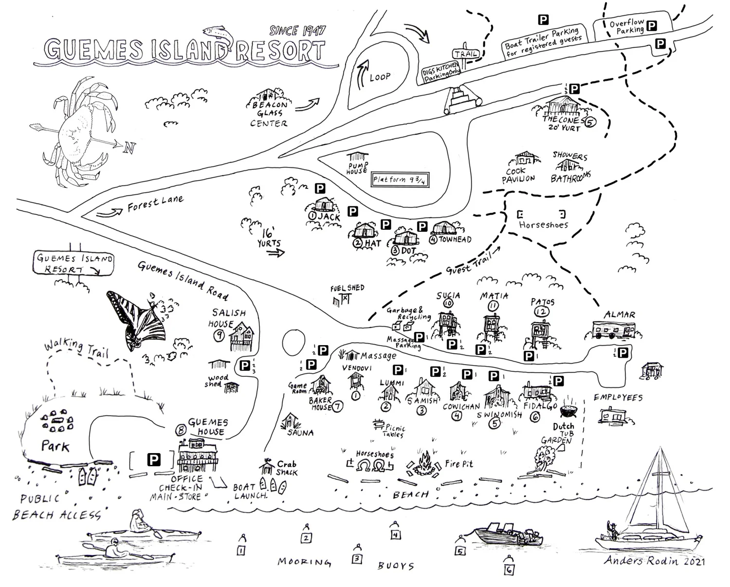 Maps — Guemes Island Resort