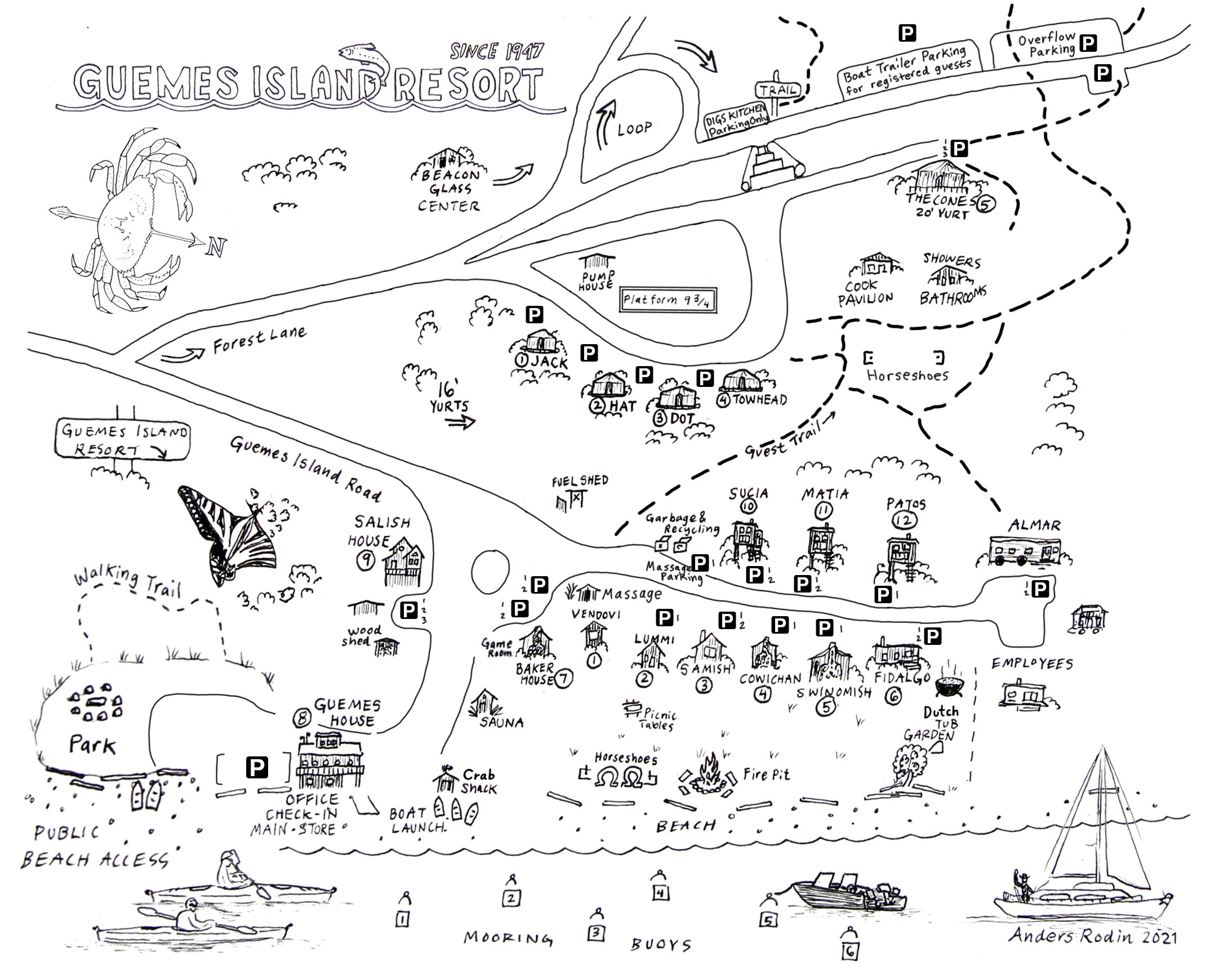 Maps — Guemes Island Resort
