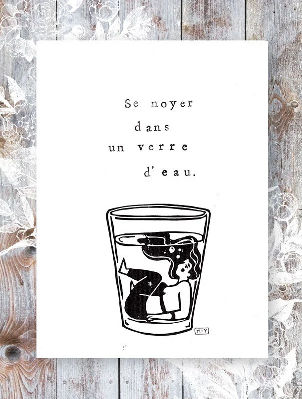 Se noyer dans un verre d'eau - A4 — maïwenn Se noyer dans un verre d'eau - A4 — maïwenn