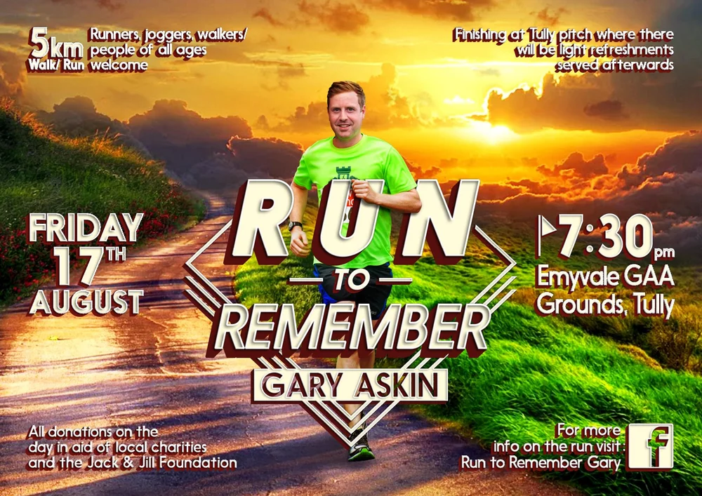 Run To Remember Gary - Friday 17th August 2018 at 7:30pm — Truwood ...