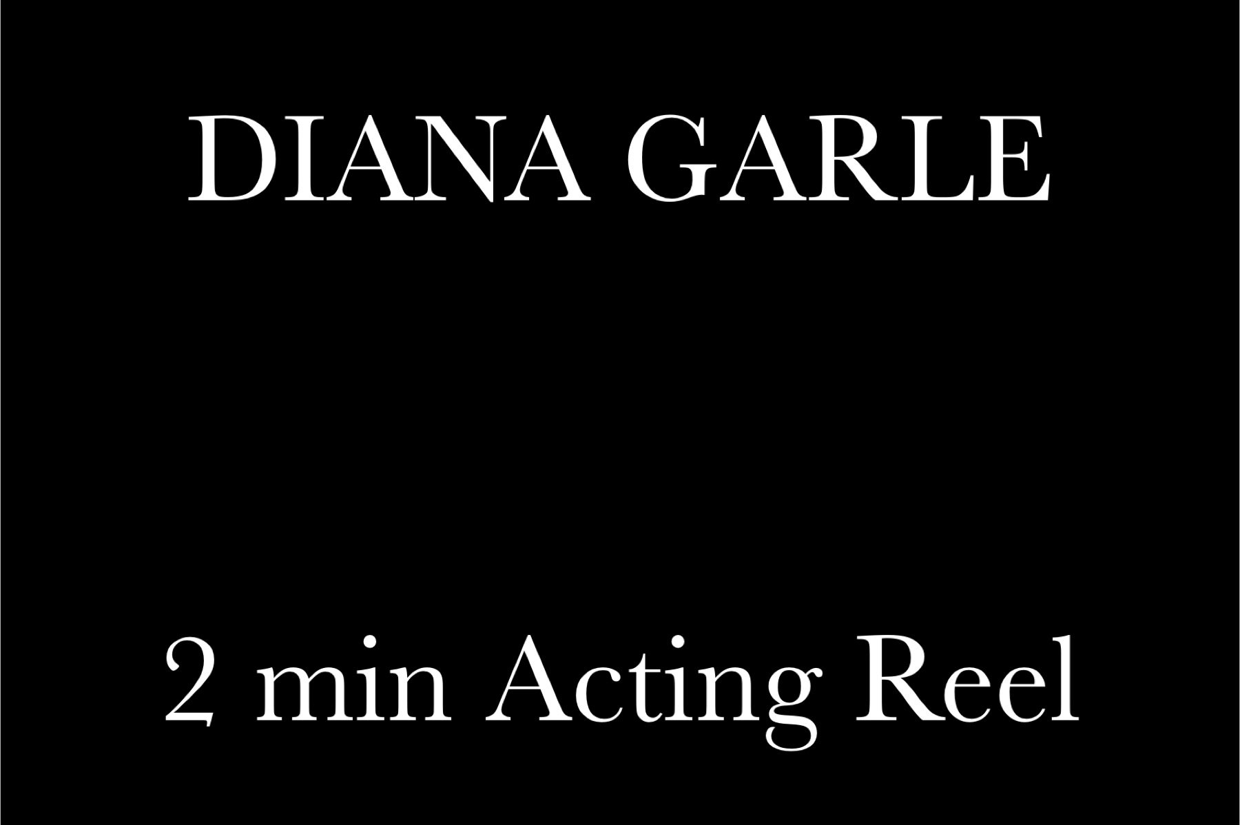 Reels and Resume — Diana Garle