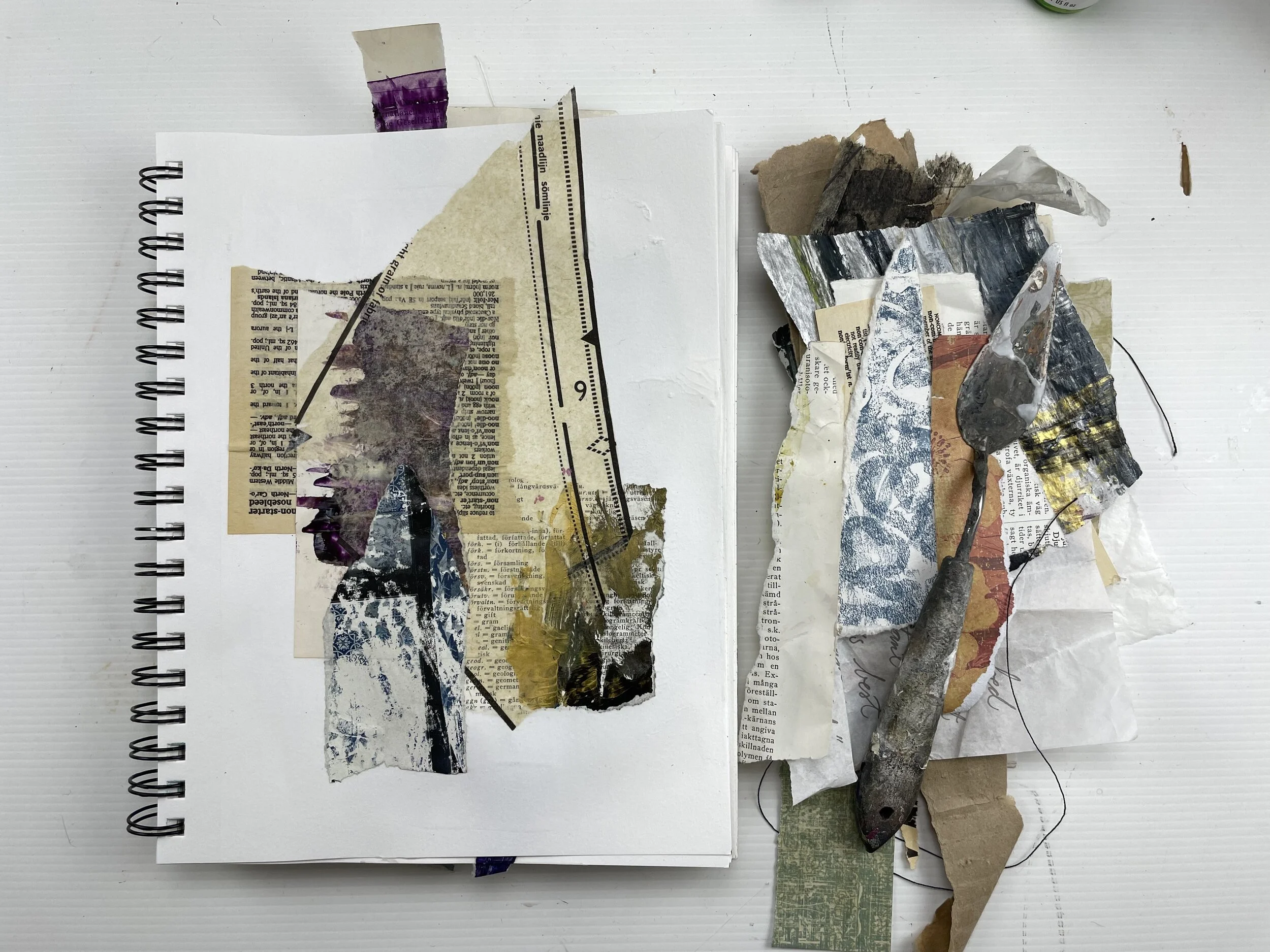 Pop Up- Collage Papers with Jenny Grant — Art is Magic