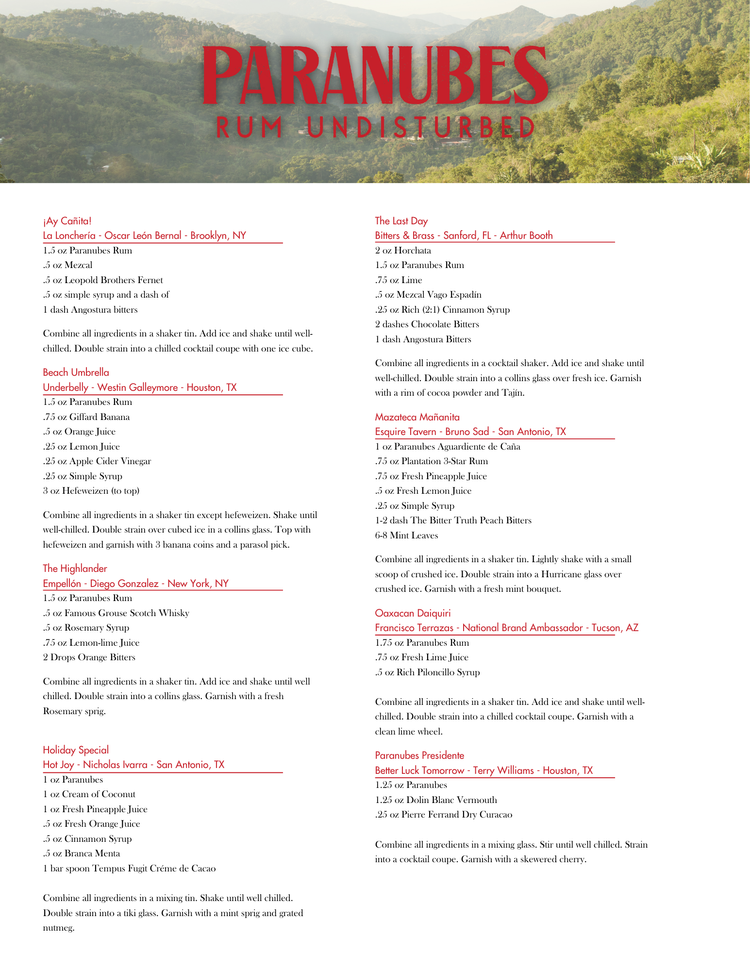 Cocktails — Paranubes