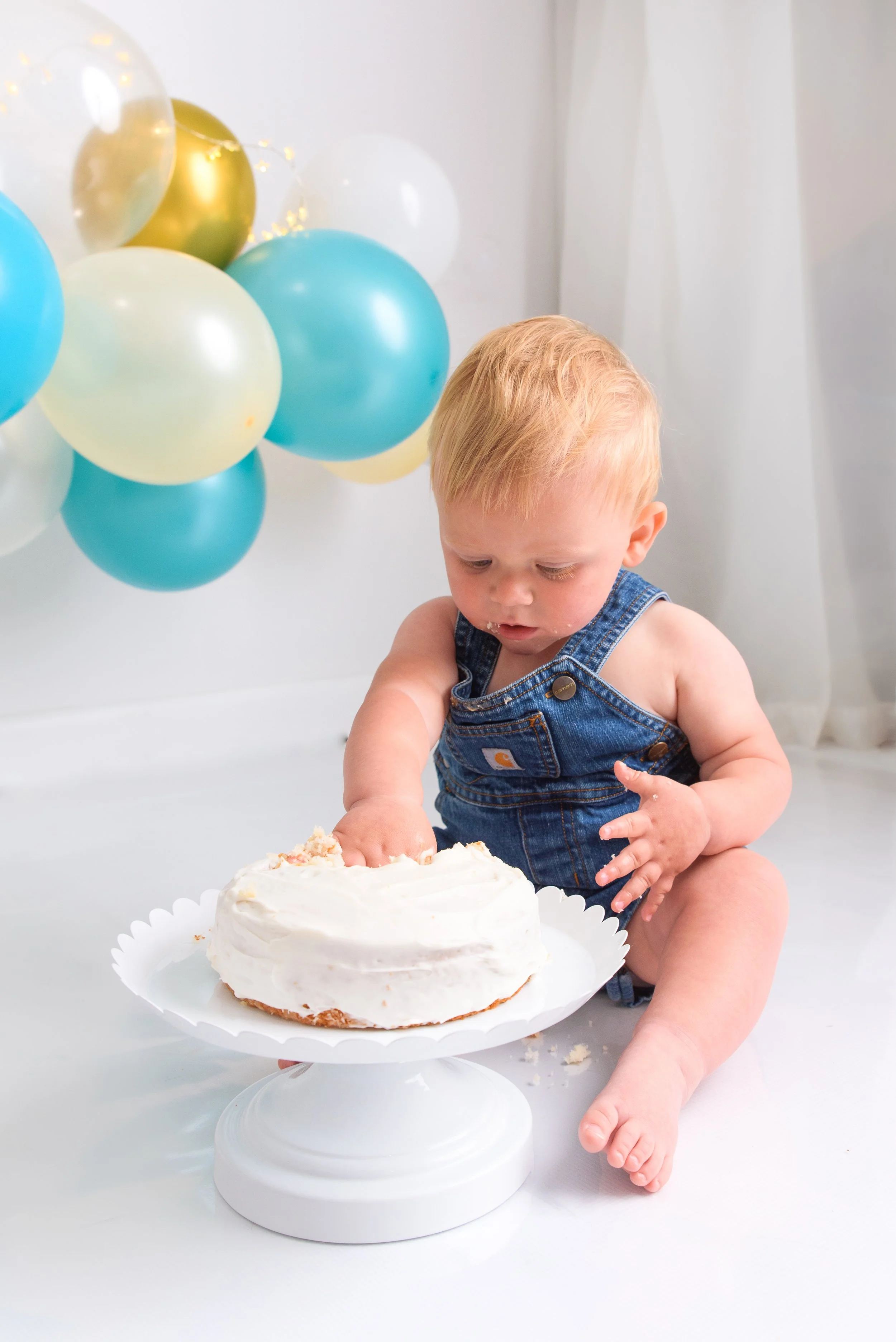 One Year Old Cake Smash Photography — Sweet Pickins Studio Photography ...