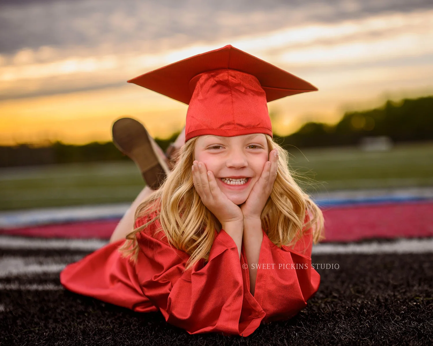 Kindergarten Graduation Cap & Gown Portraits — Sweet Pickins Studio ...