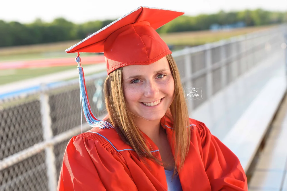 High School Senior Graduation Cap & Gown Photography — Sweet Pickins ...