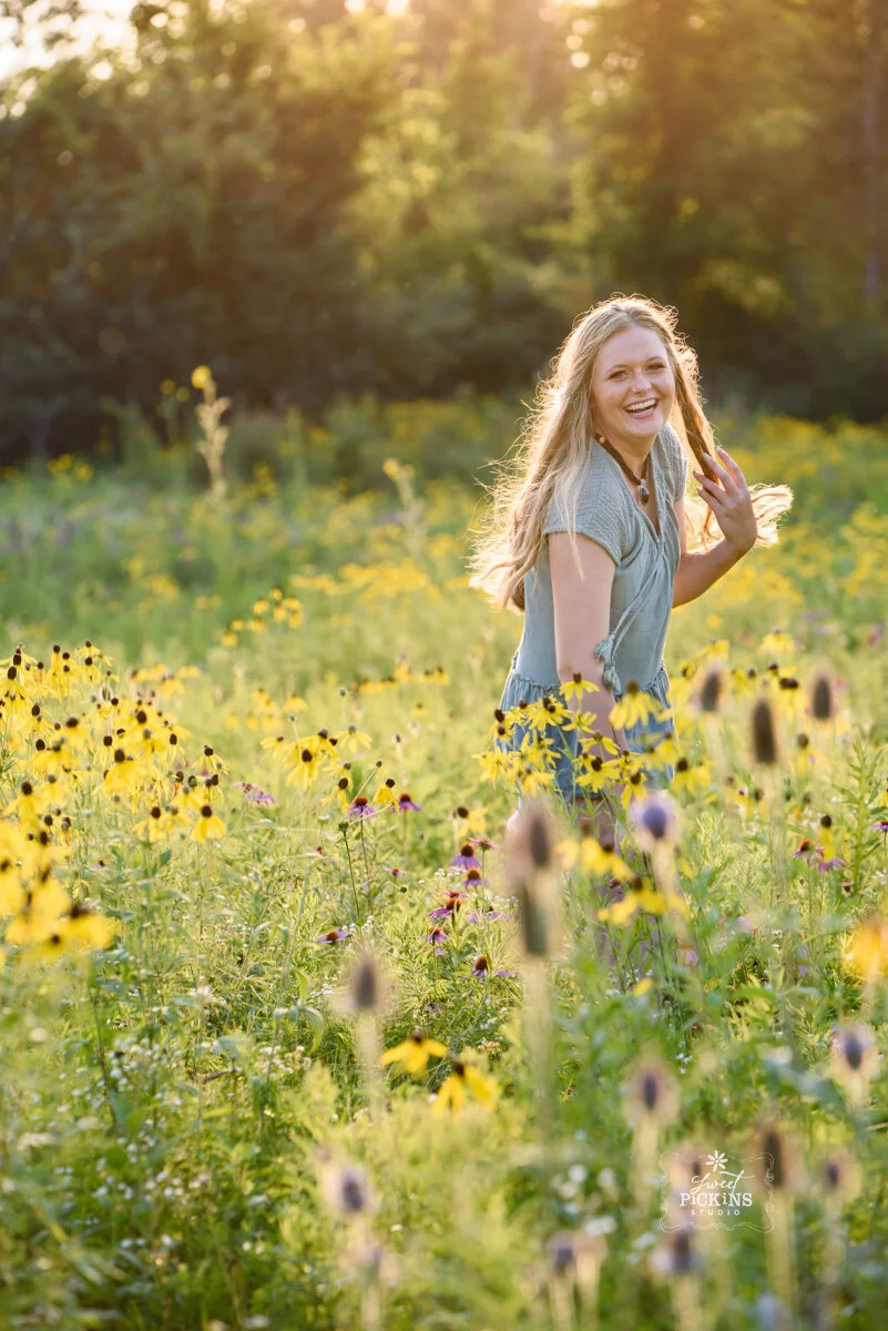 Flower Field Photo Shoot