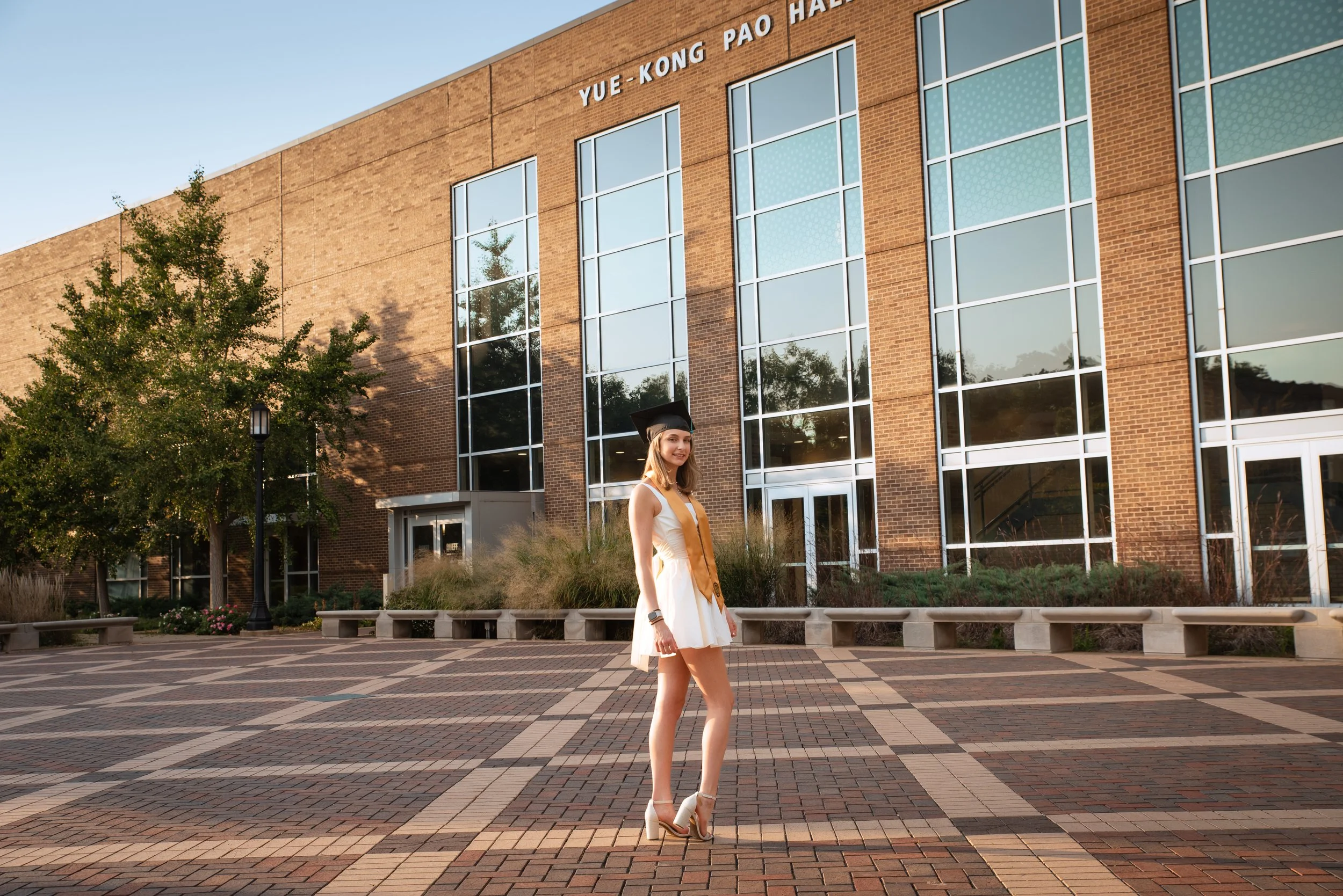 TAYLOR's Purdue Fall Graduation Photography in Cap and Gown in West ...