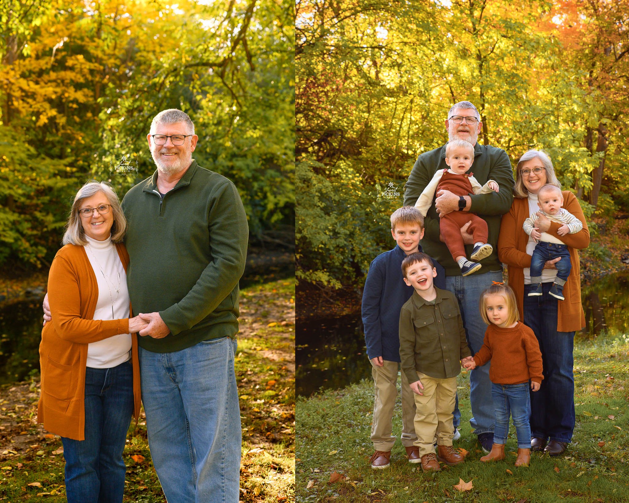 Kokomo, Indiana Extended Family Portrait Photography in Fall at ...