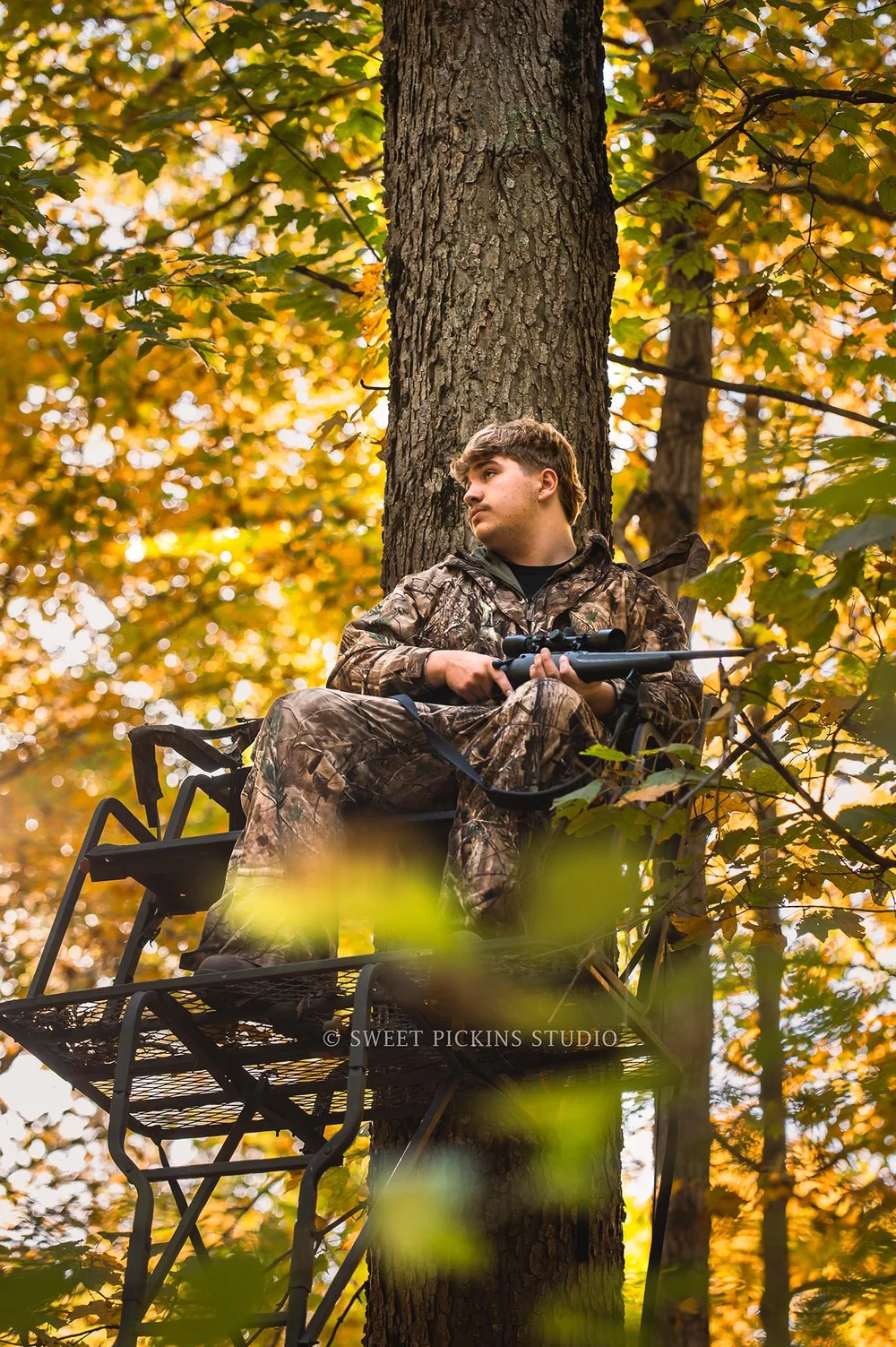 Peru, Indiana Deer Hunting Senior Photography in Fall — Sweet Pickins ...