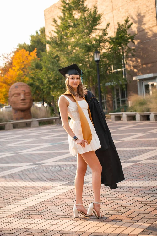 TAYLOR's Purdue Fall Graduation Photography in Cap and Gown in West ...