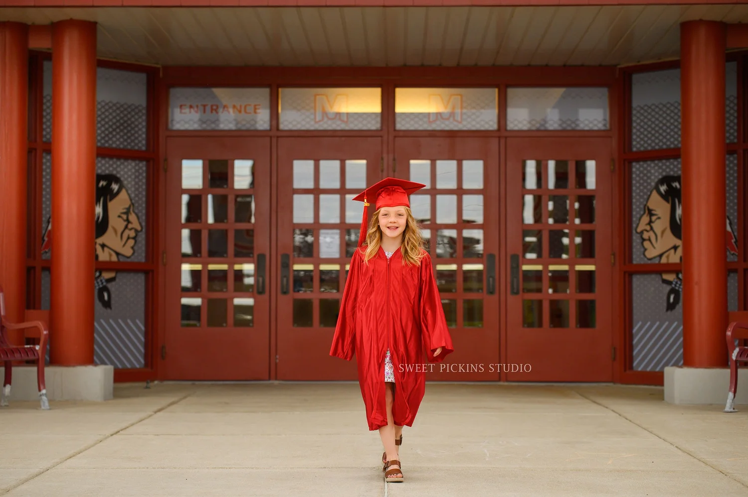 Kindergarten Graduation Cap & Gown Portraits — Sweet Pickins Studio ...