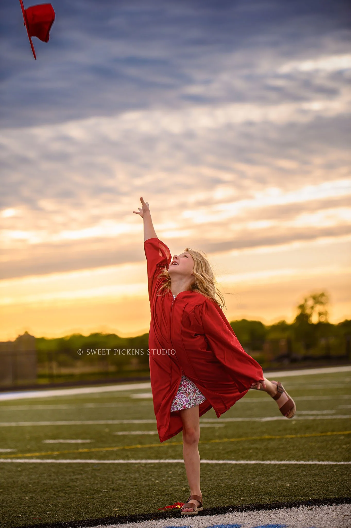 Kindergarten Graduation Cap & Gown Portraits — Sweet Pickins Studio ...