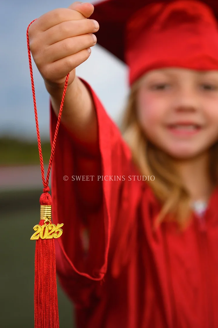 Kindergarten Graduation Cap & Gown Portraits — Sweet Pickins Studio ...