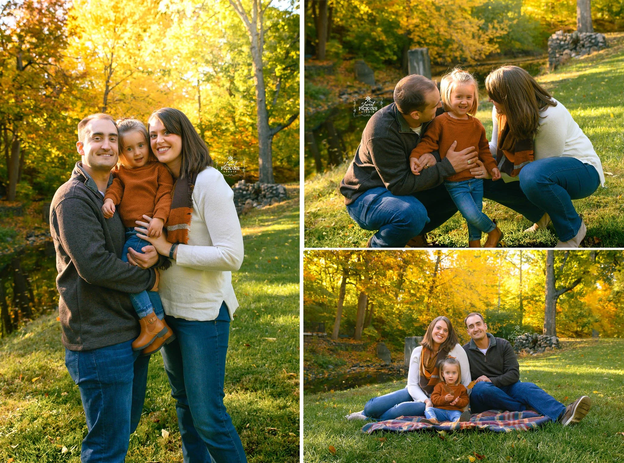 Kokomo, Indiana Extended Family Portrait Photography in Fall at ...