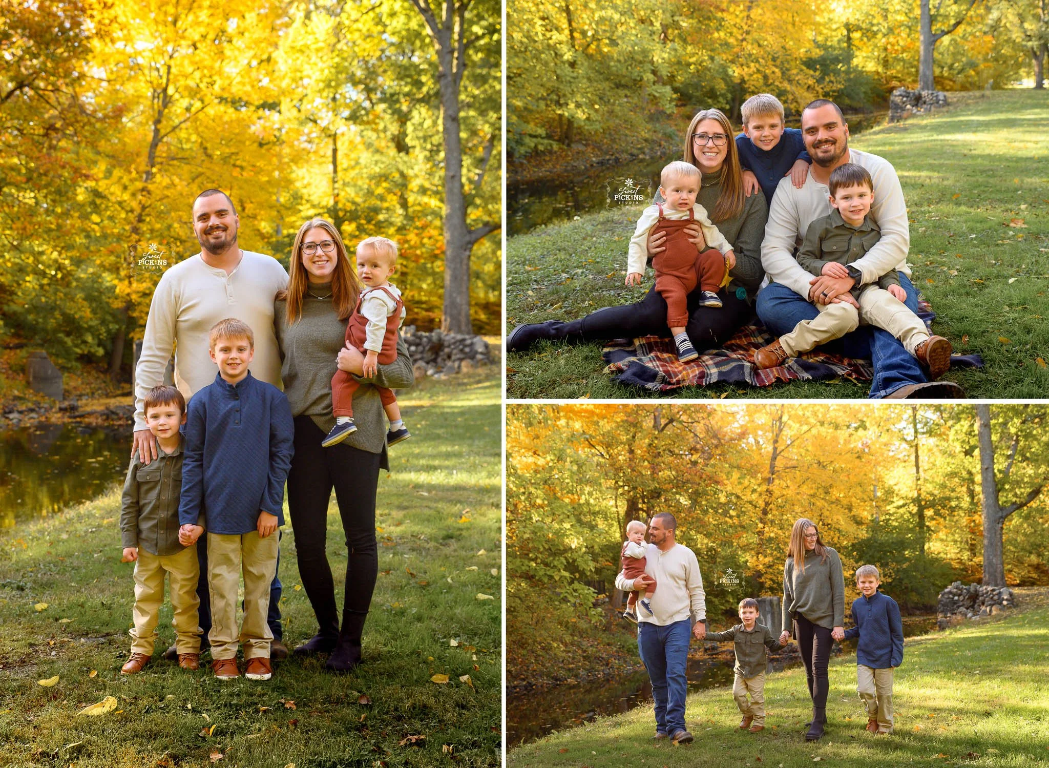 Kokomo, Indiana Extended Family Portrait Photography in Fall at ...