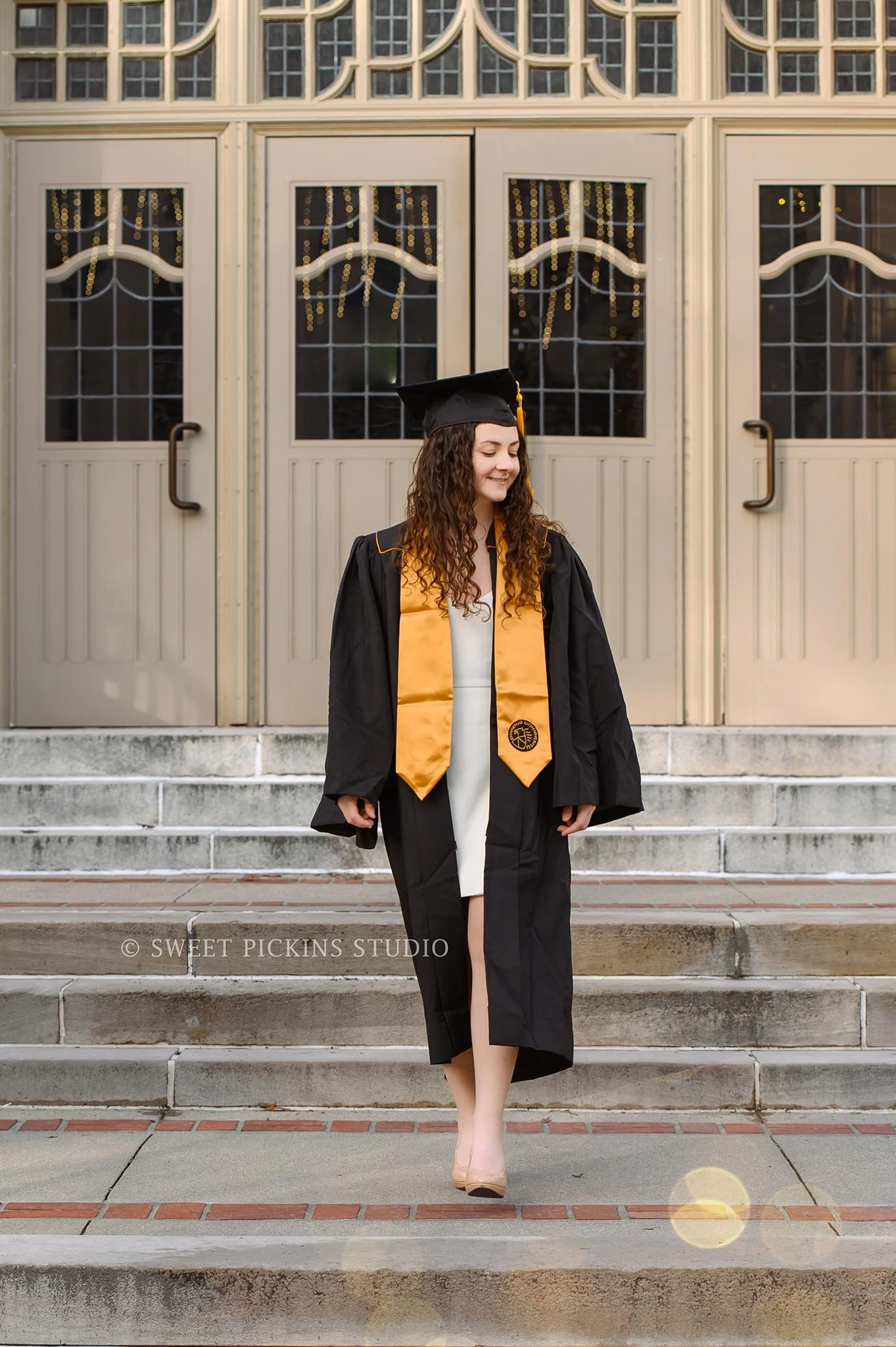 Kailey | Purdue University Graduation Photography in Winter Cap and ...