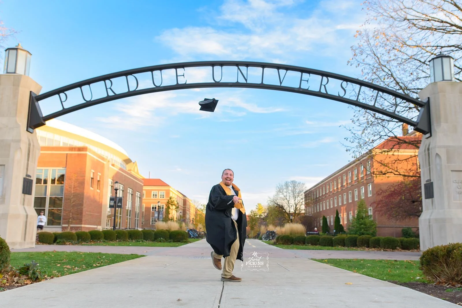 Purdue University Cap & Gown Photography in West Lafayette, Indiana ...