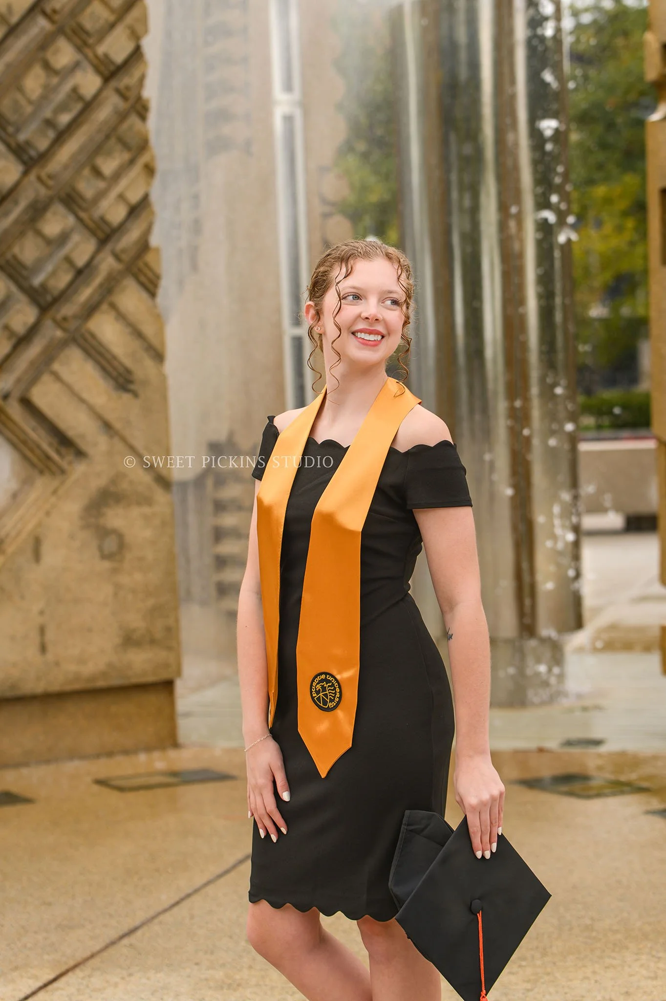 Purdue Graduation Photography in Fall in West Lafayette, Indiana ...