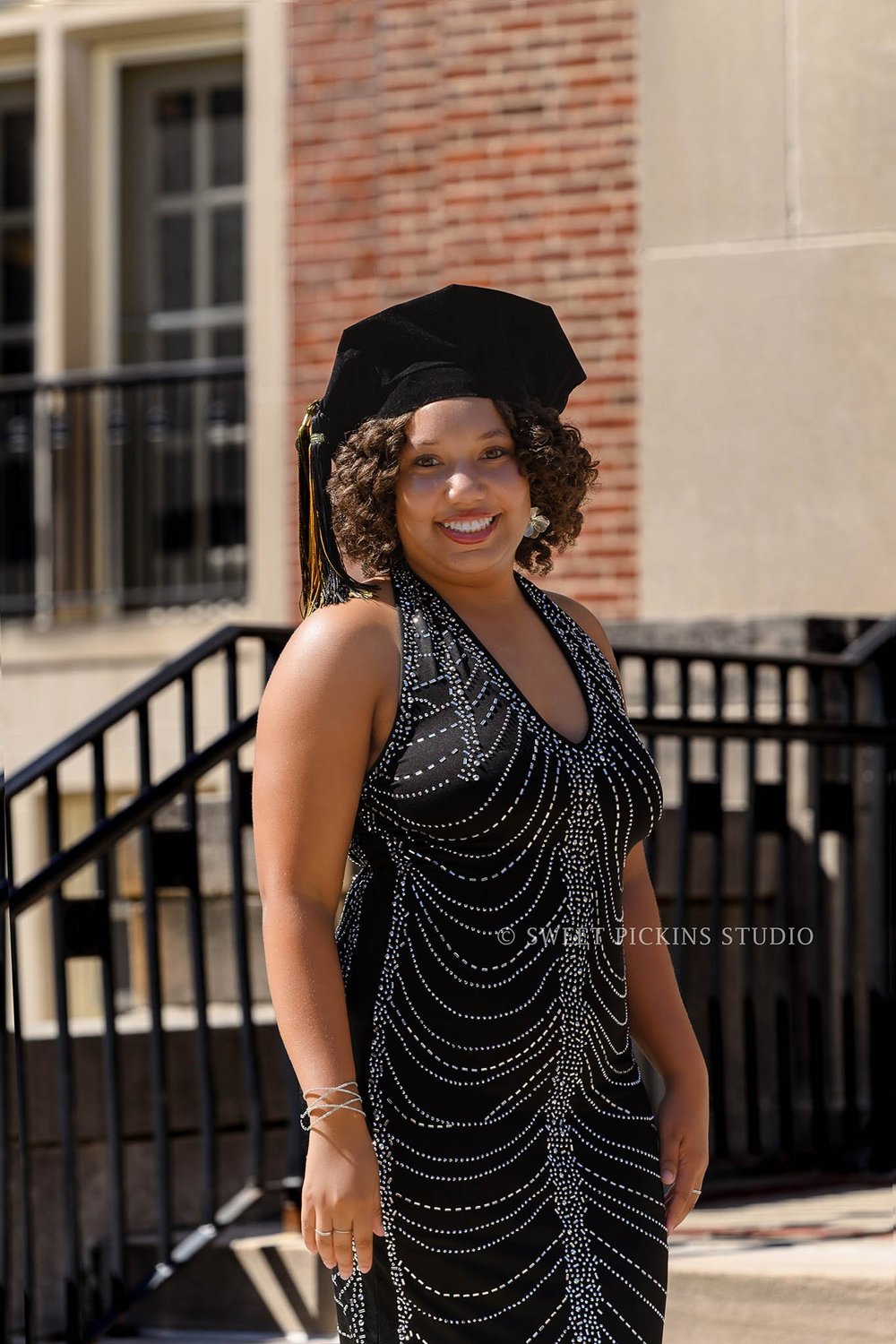 Lauren | Graduation Cap and Gown Portraits at Purdue West Lafayette ...
