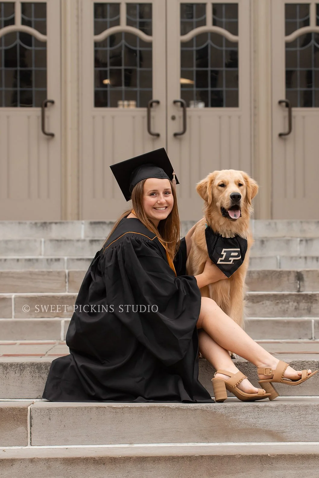 Madison | Purdue Graduation Photography in Fall — Sweet Pickins Studio ...
